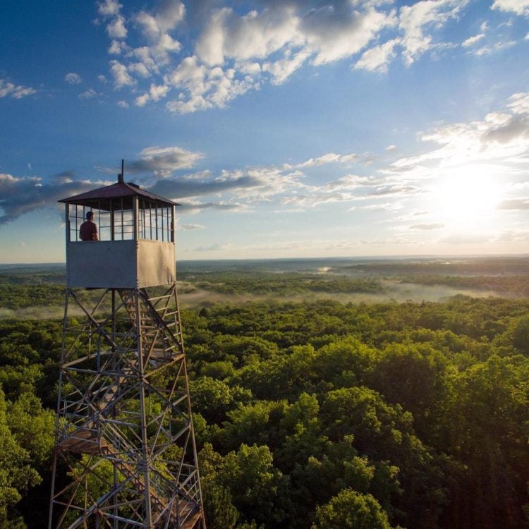 Explore Wisconsin's Mountain Fire Lookout Tower | #GetOutAndGO 18