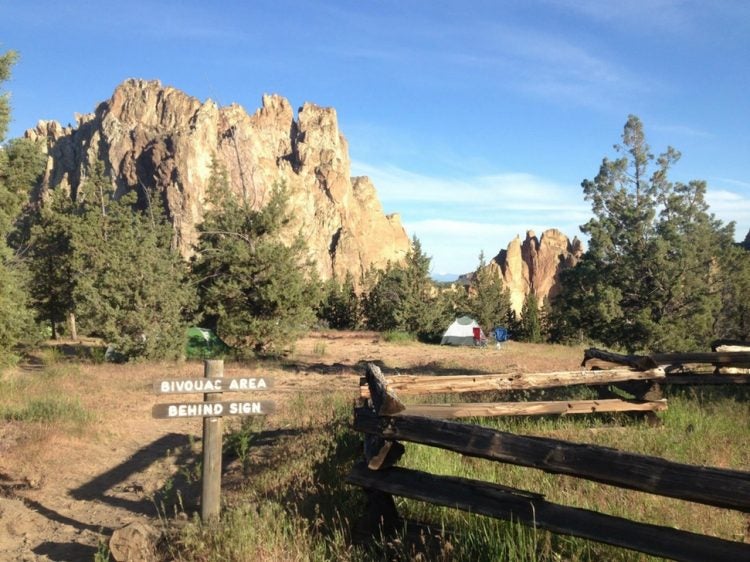 Take on Misery Ridge Trail at Smith Rock State Park + Camp at the Bivouac