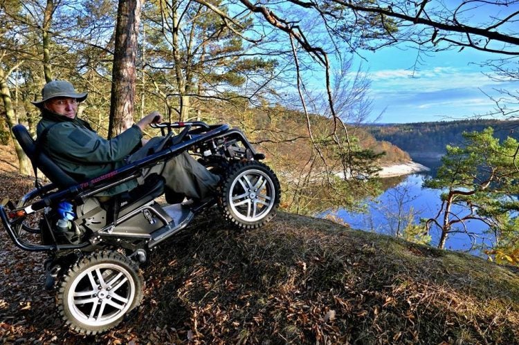 The TerrainHopper is a Rugged, Go-Anywhere Wheelchair