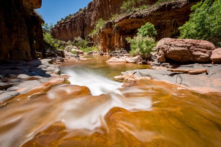 Hike To The Secluded Cibecue Falls Outside Of Phoenix