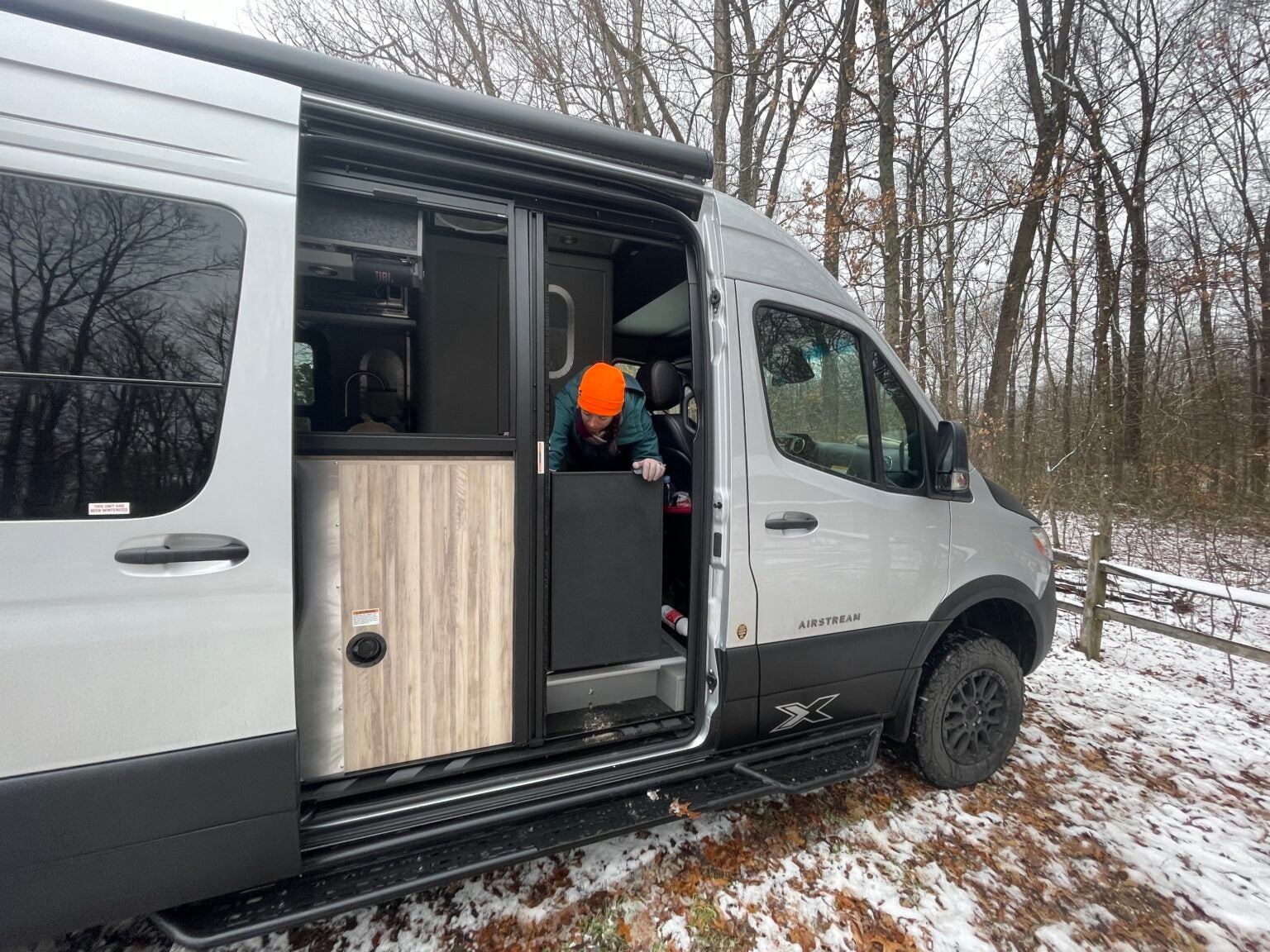 We Tested Airstream’s Newest Camper Van on A Midwest Winter Adventure