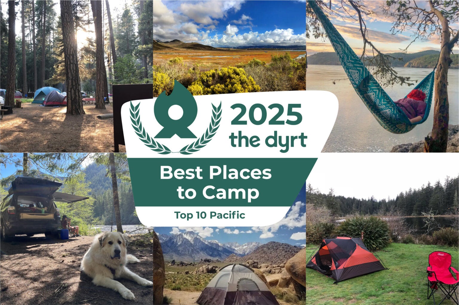 2025 Best Places to Camp in the Pacific Region